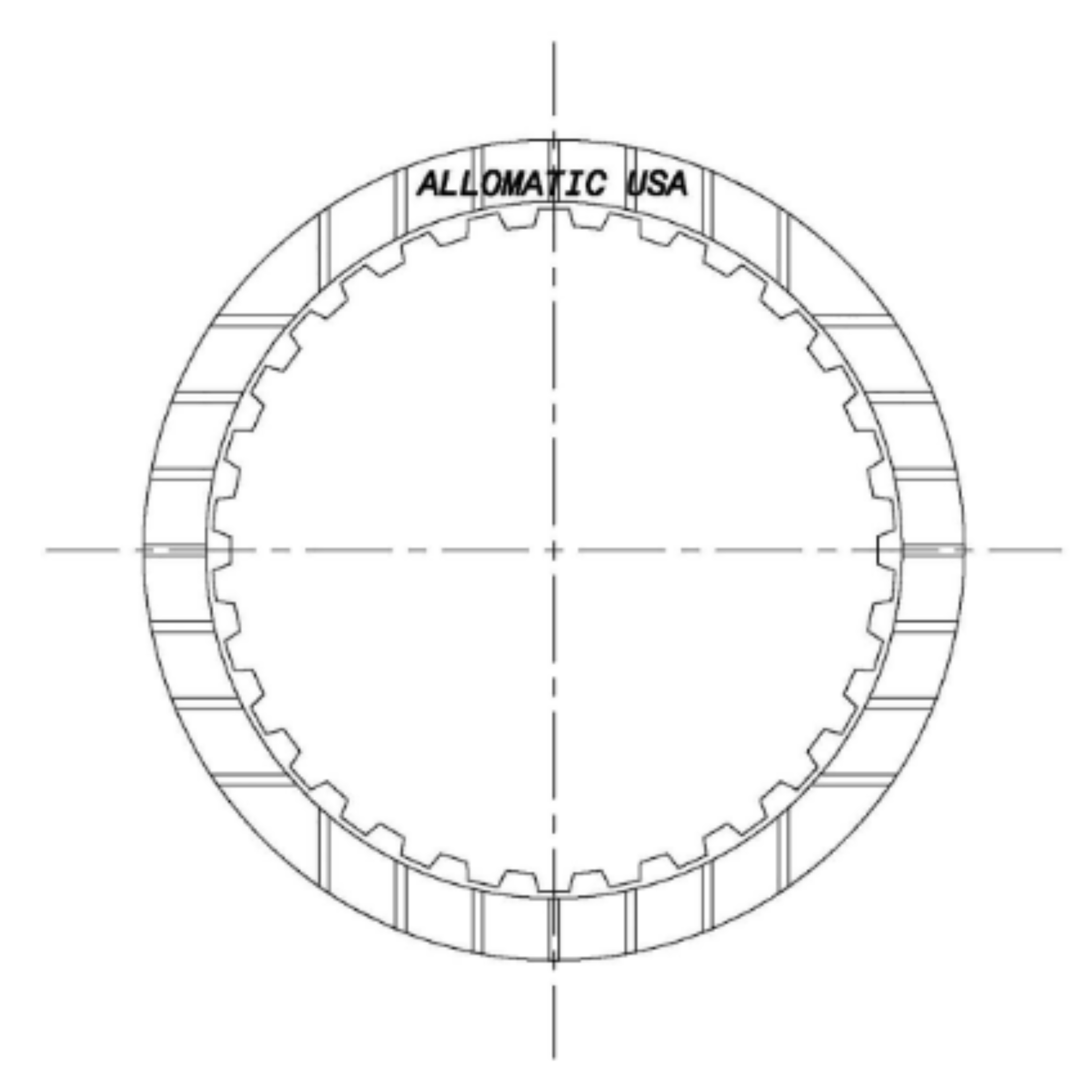 722.4 W4A020 | K3 Friction Clutch Plate| Reverse Clutch Waved – Sussex ...