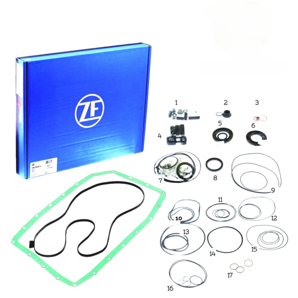 6HP26 6HP26X 6HP28 6HP28X | ZF OEM Overhaul Kit | Audi BMW Hyundai Jag ...