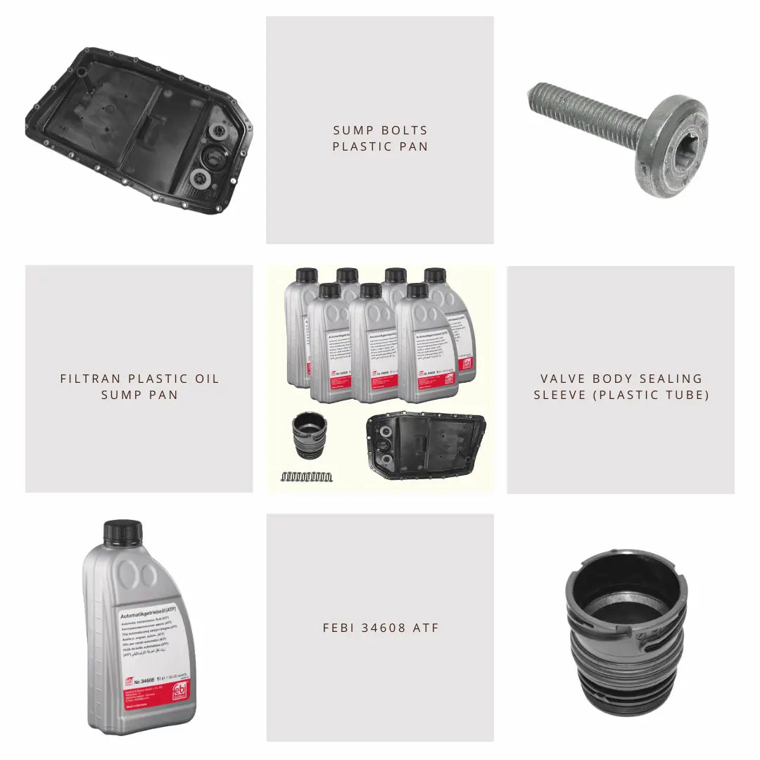 6HP26 | Febi Oil Service Kit | Filtran Plastic Sump – Sussex Autos